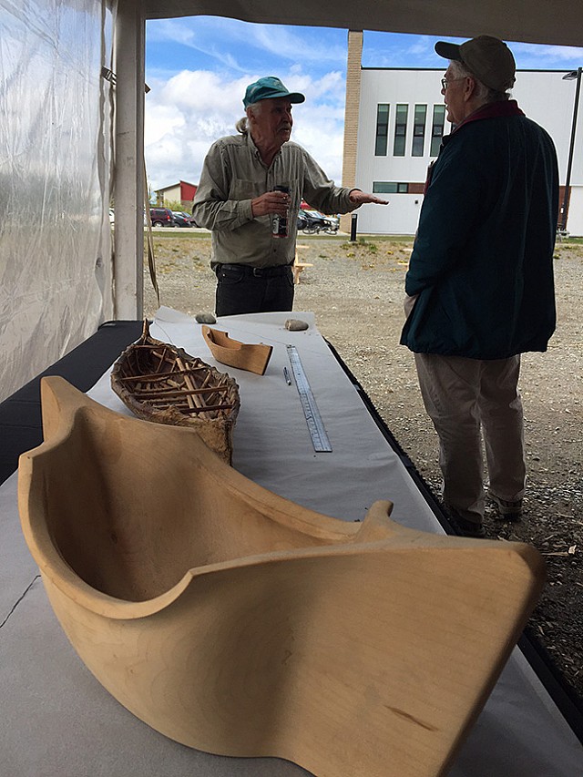 Ceremonial copper canoe taking shape | YFNCT